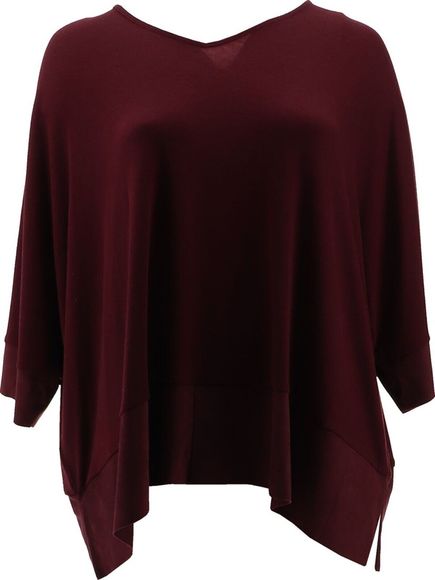 StyleList by Micaela | Tops | Stylelist Micaela Faux Suede Trim Poncho ...